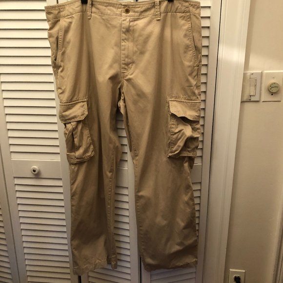 Old Navy | Pants | Old Navy Mens Broken In Cargo Pants Button Pockets ...